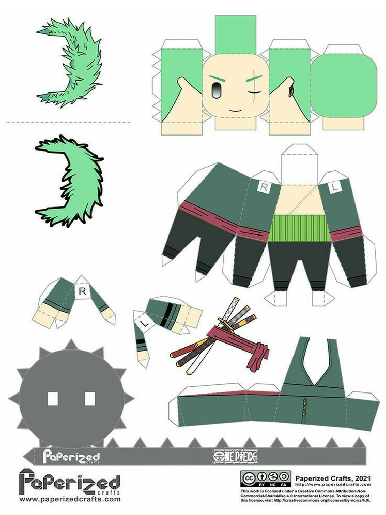 One Piece Zoro Paperized | PDF