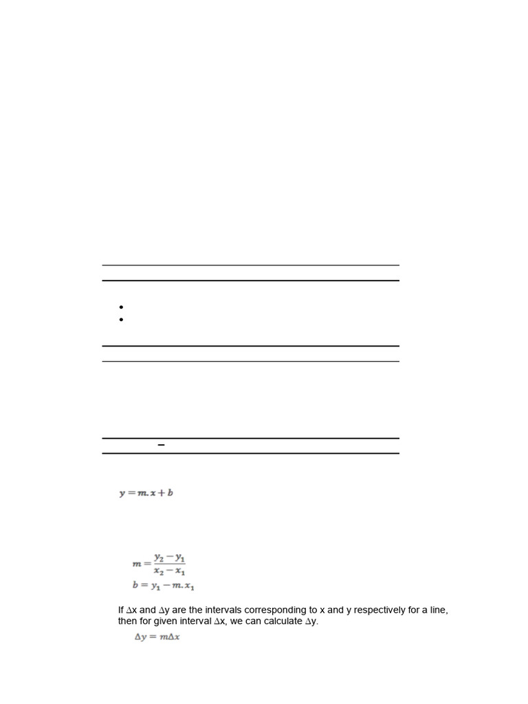 TOPIC IV - V - Line Drawing Algorithms and Primitive Outputs | PDF ...