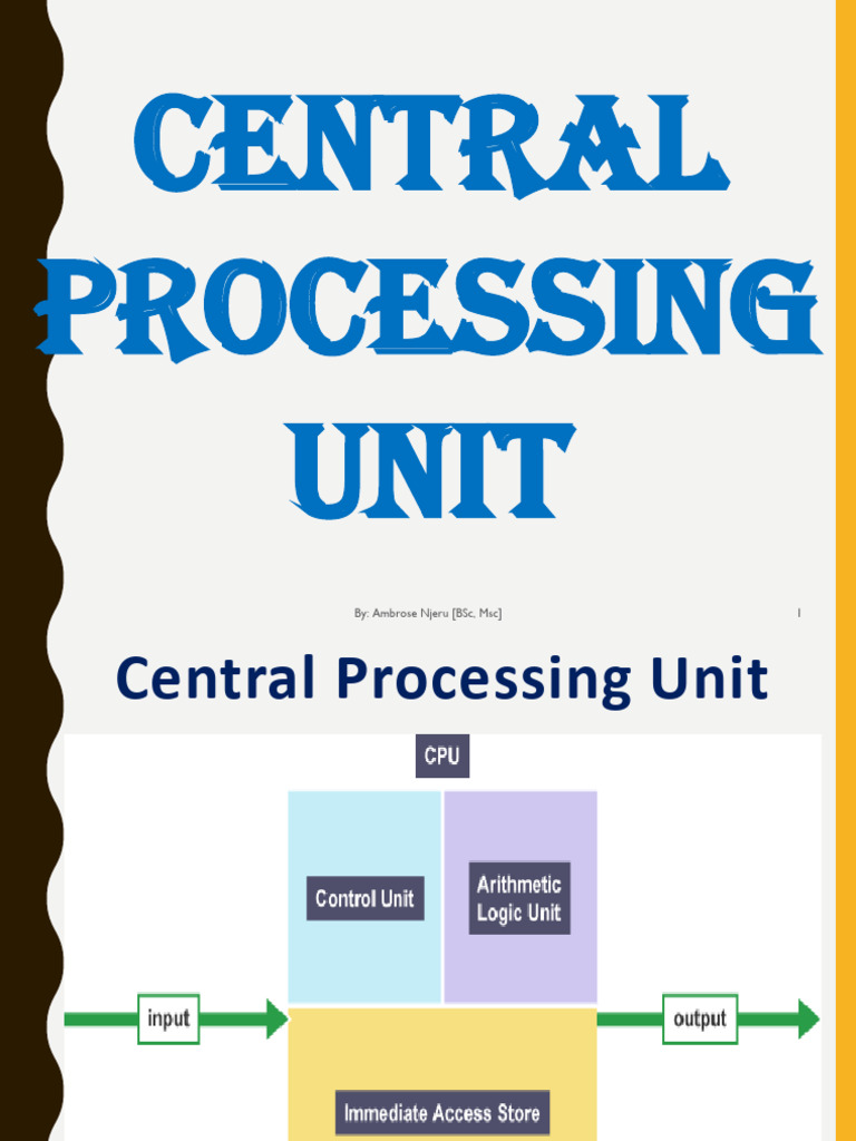 4. Central Processing Unit | PDF | Central Processing Unit | Logic Gate