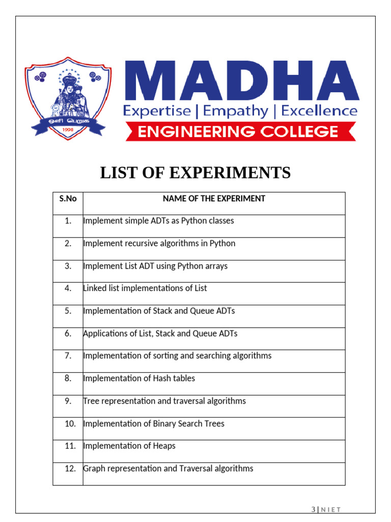 DATA STRUCTURES DESIGN LAB Manual | PDF | Queue (Abstract Data Type) | Computer Programming