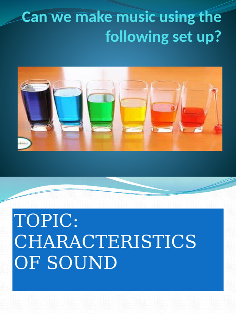 Understanding Sound Characteristics | PDF | Sound | Amplitude