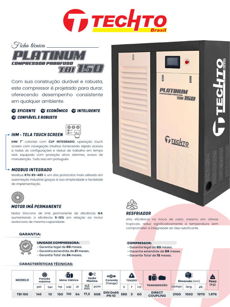 Ficha Tecnica Techto 150 10bar Tbi | PDF | Motores | Engenharia Mecânica