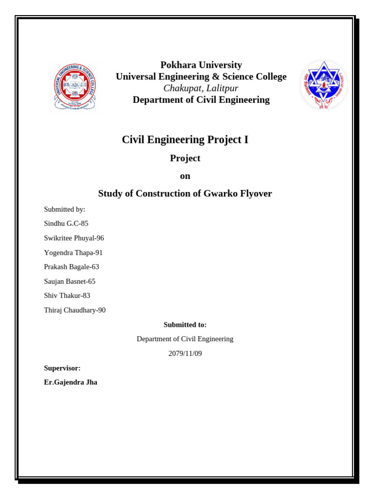 Gwarko Flyover Construction Study | PDF | Traffic | Traffic Congestion