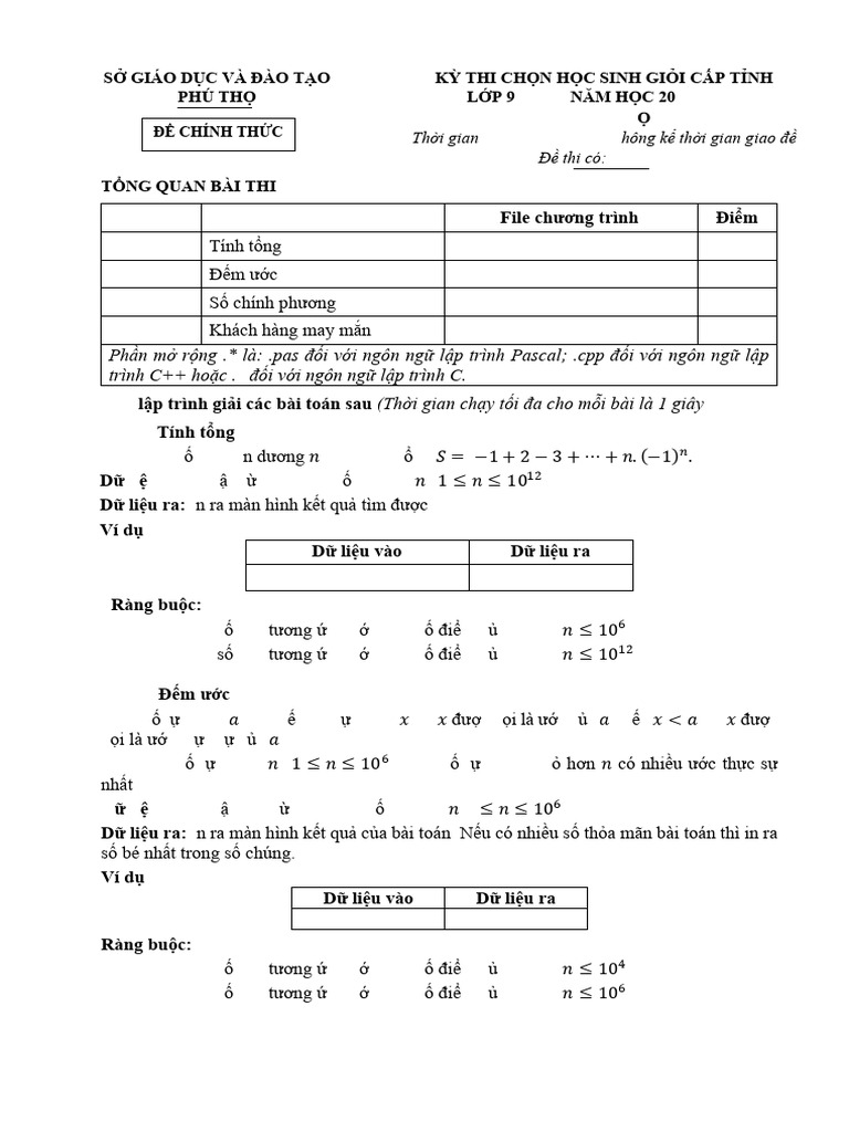 (81) (HSG THCS) (Phú Thọ) (2022-2023) | PDF
