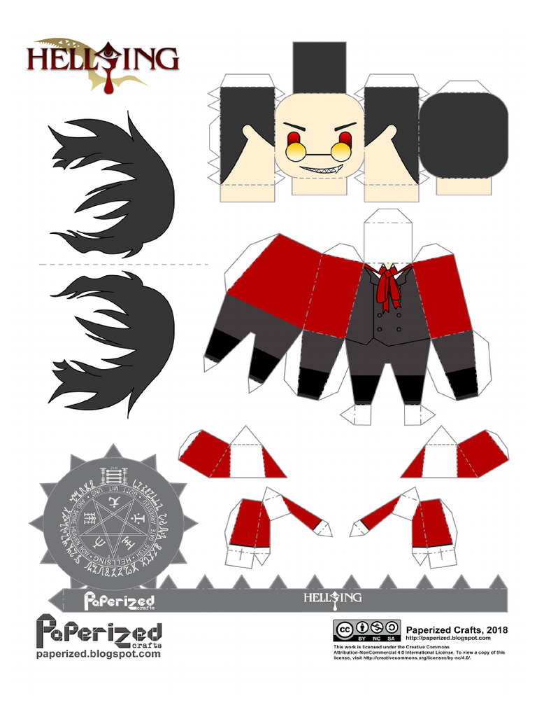 Hellsing Alucard Papercraft | PDF
