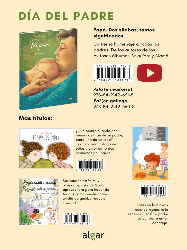 Ficha Día del Padre Algar 2025 | PDF