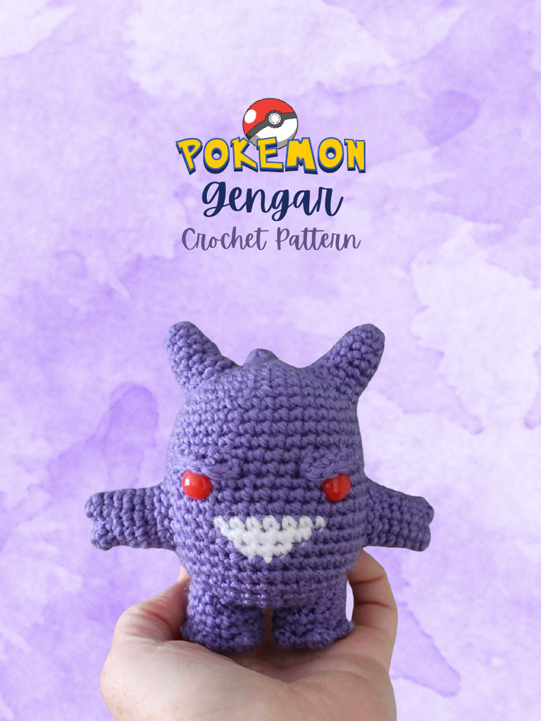 Gengar | PDF | Crochet | Amigurumi