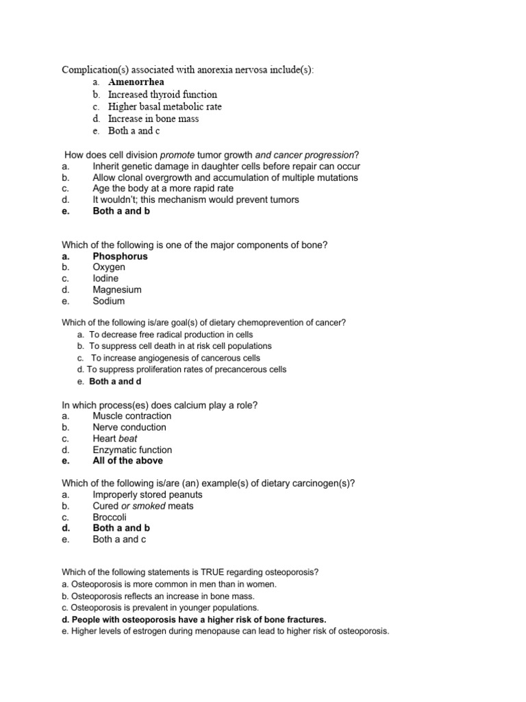 Practice Questions Midterm # 3 2024 | PDF