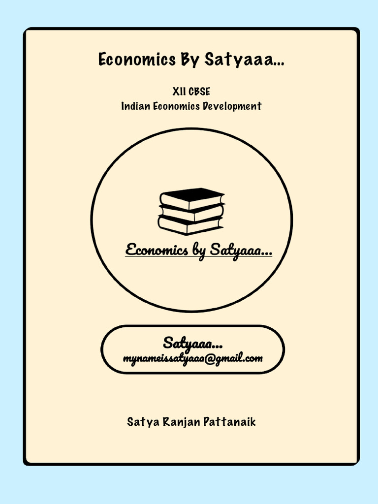 Indian Economic Development | PDF | Agriculture | Economies