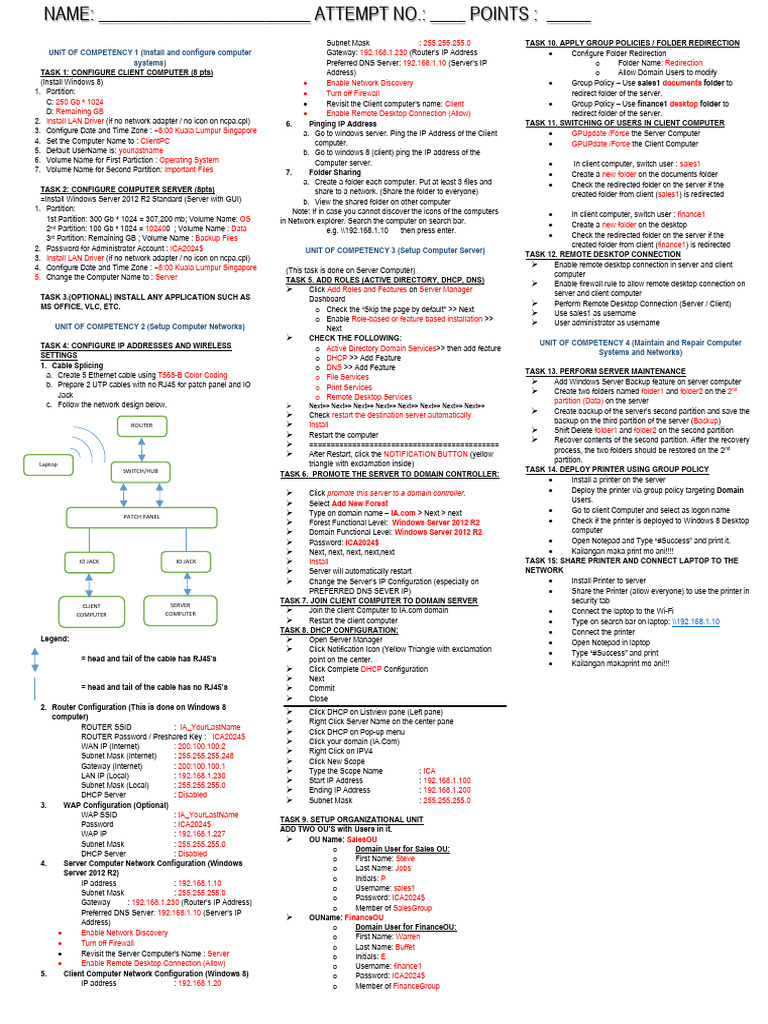 Instititional Assessment Guide | PDF | Ip Address | Group Policy