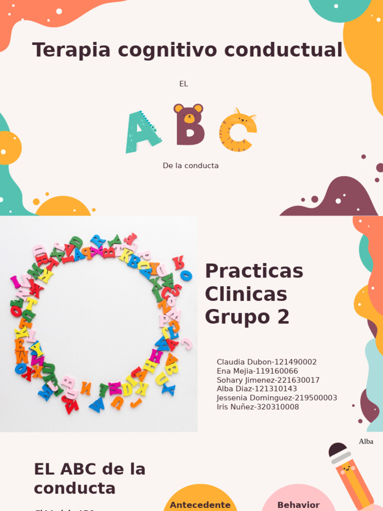 TerapiaCC-ABC de La Conducta | PDF | Desorden hiperactivo y deficit de ...