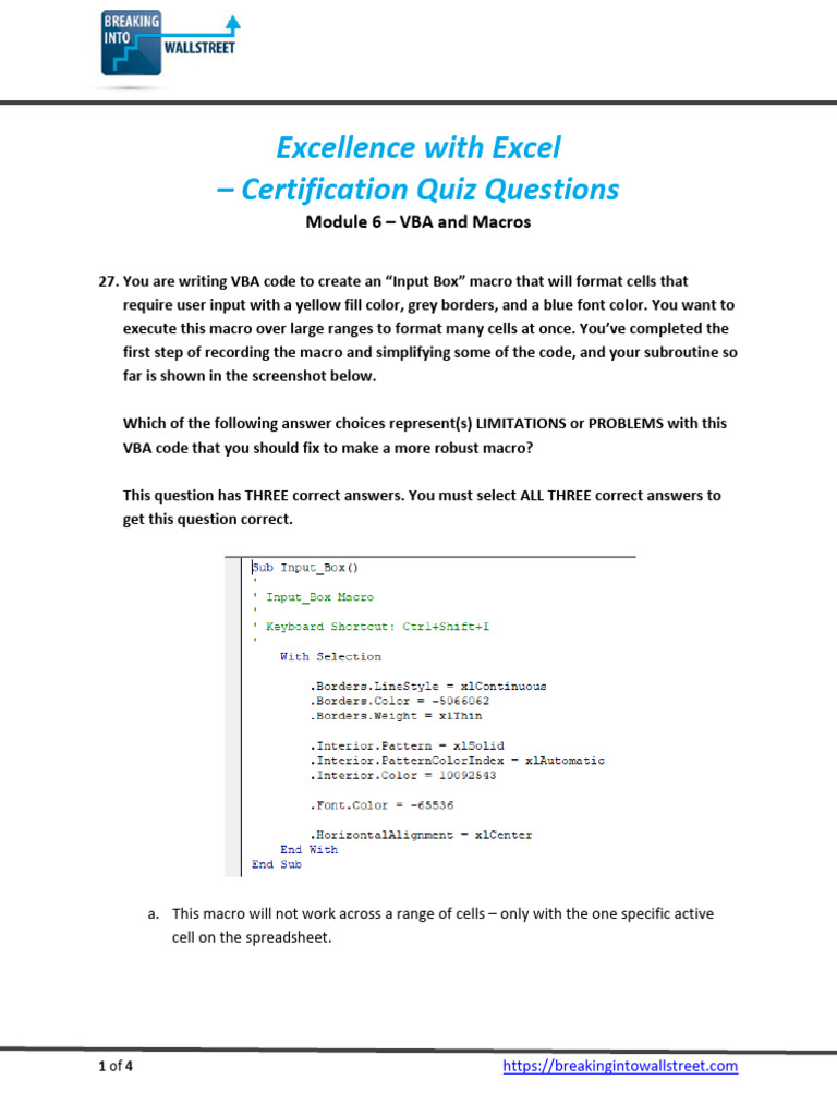 Xl 06 Vba Macros Pdf Microsoft Excel Macro Computer Science 1045
