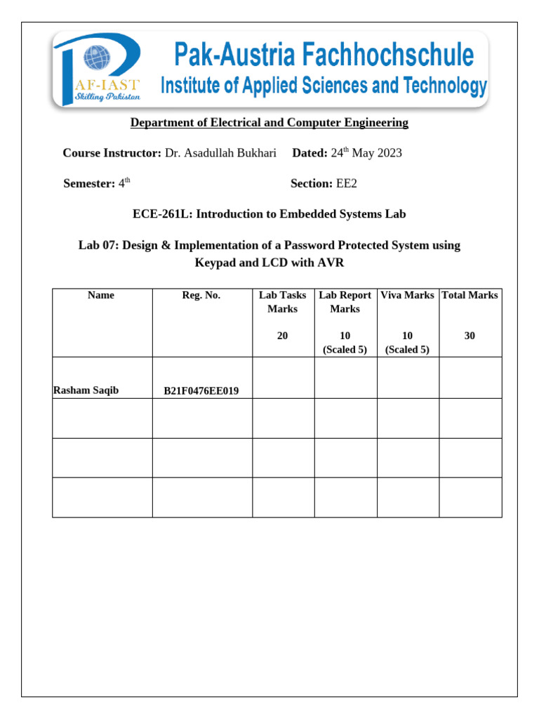 Lab 07 | PDF | Password | Software Engineering