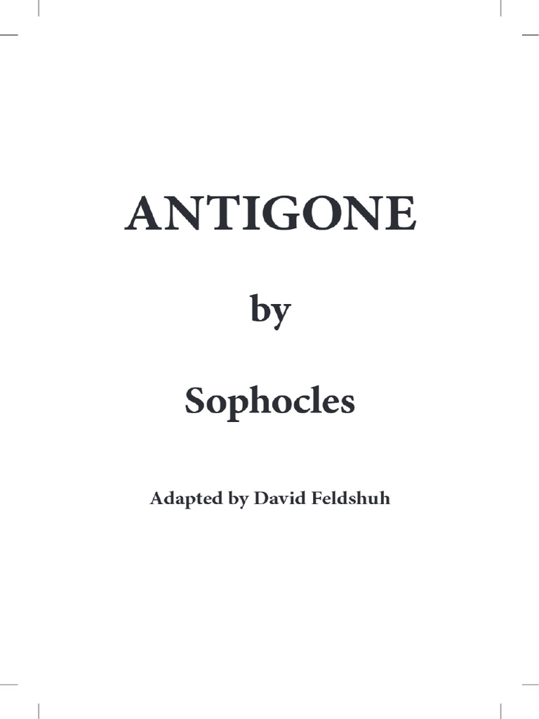 Antigone - myTGS | PDF