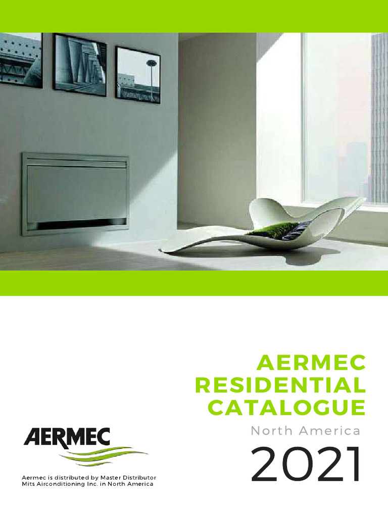 Aermec Residential Catalogue 2021 1 | PDF | Air Conditioning | Heat ...