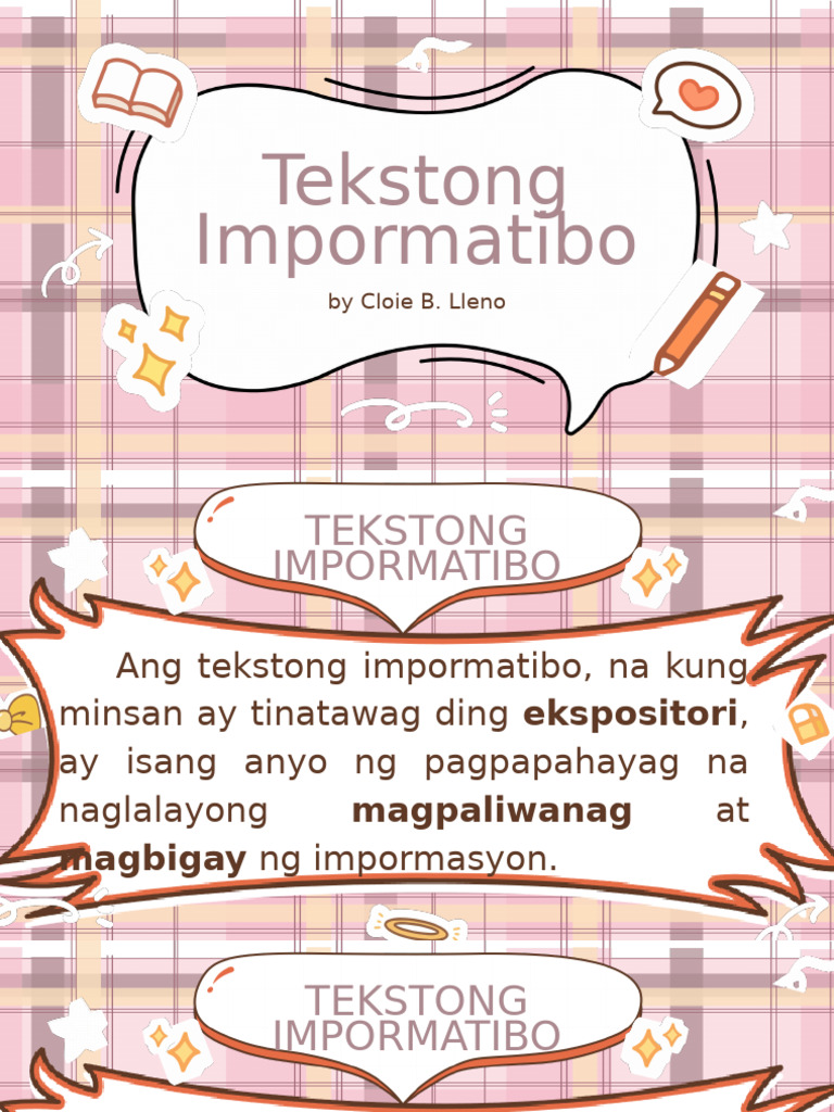Tekstong Impormatibo | PDF