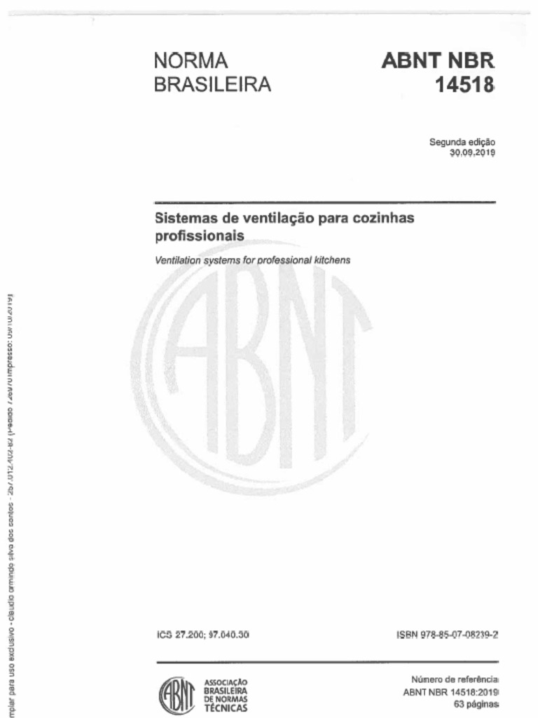 NBR 14518-2019 | PDF