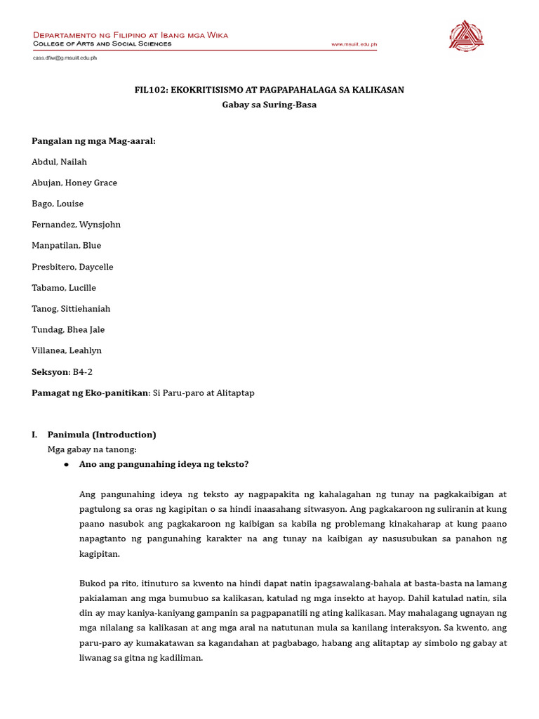 Group 2 Suring Basa | PDF