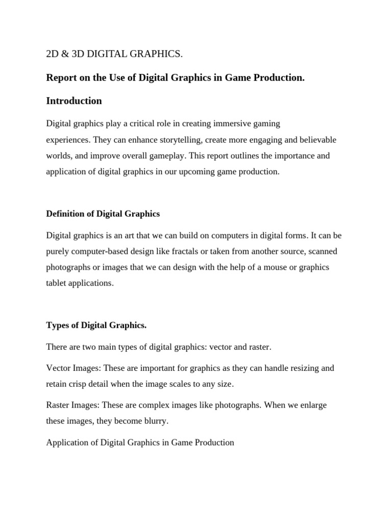 2D & 3D GRAPHIC ASSIGHNMENT. | PDF | Usability | Graphics