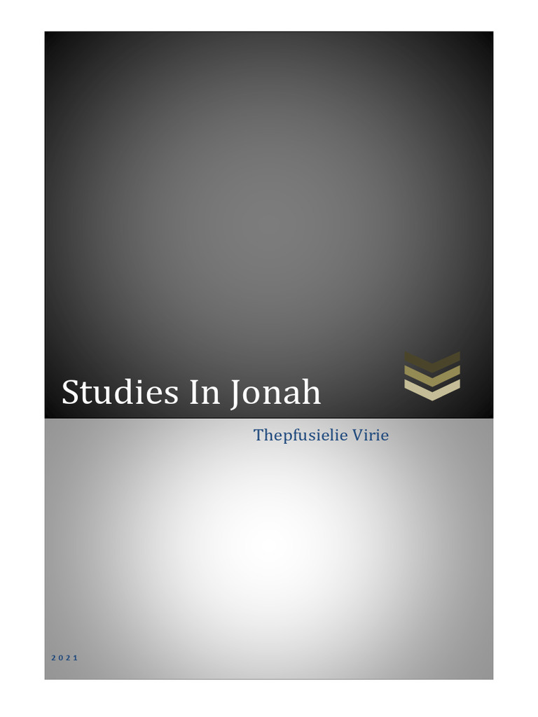 Studies in Jonah Hebrew | PDF | Grammatical Gender | Plural