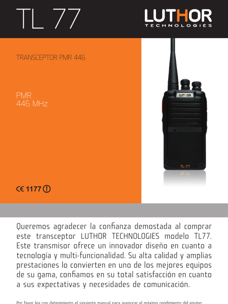 tl77 Spanish | PDF | Radiodifusión | Tecnología de sonido