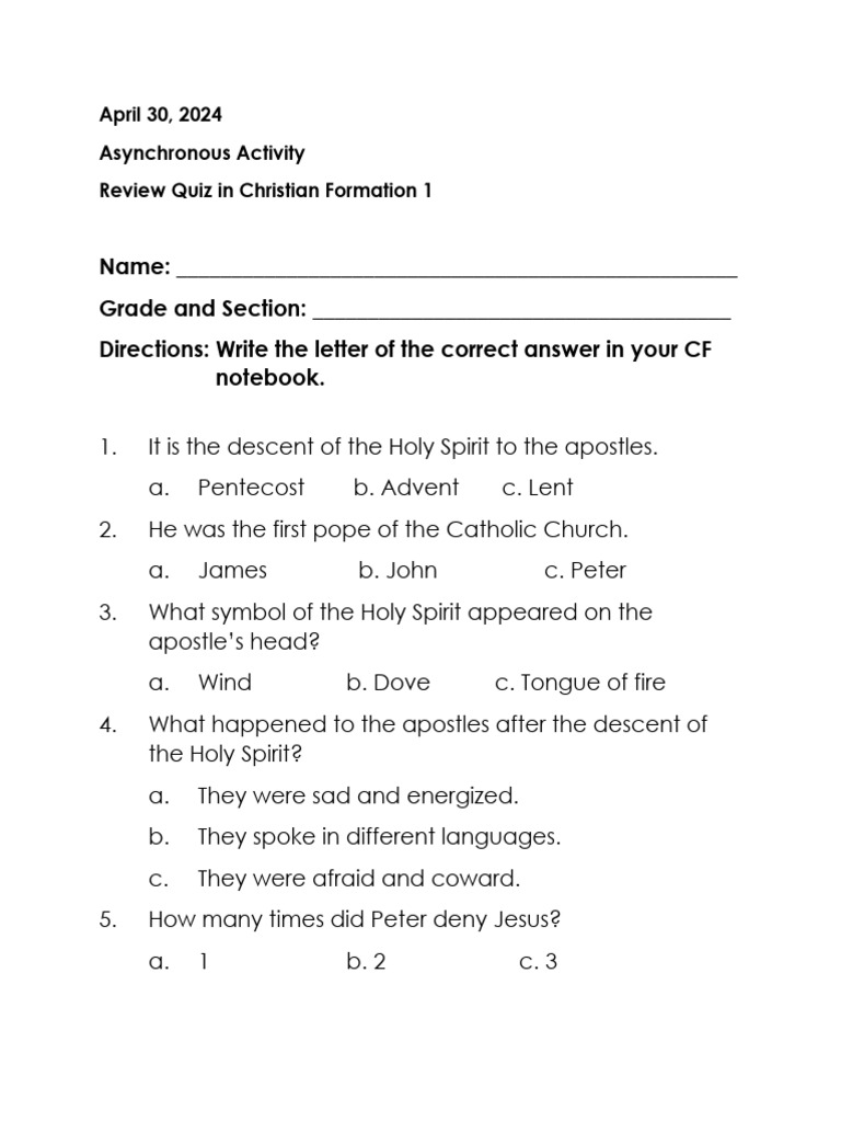 Asynchronous Activity Cf1 | PDF