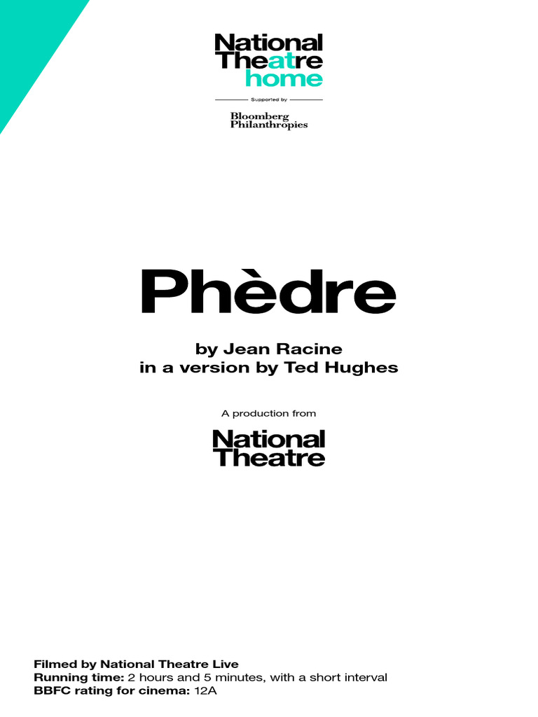 Phèdre Cast List | PDF