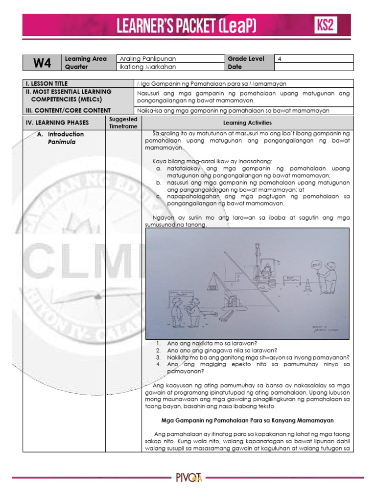 AP4-Q3-Week 4-LeaP | PDF