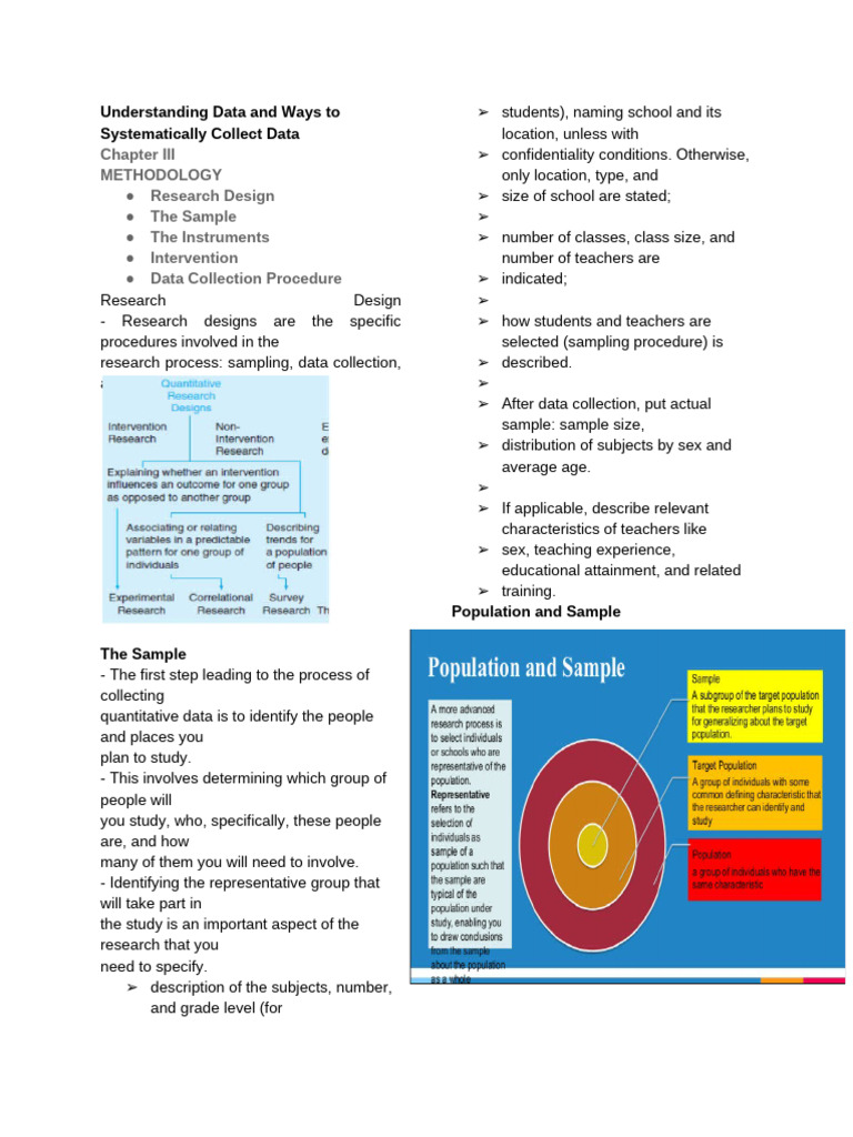 Research Methodology Overview | PDF | Validity (Statistics) | Sampling ...