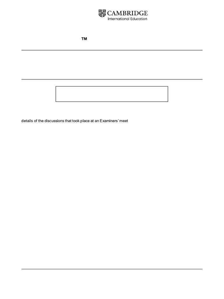 Cambridge IGCSE ™: Information and Communication Technology 0417/21 | PDF