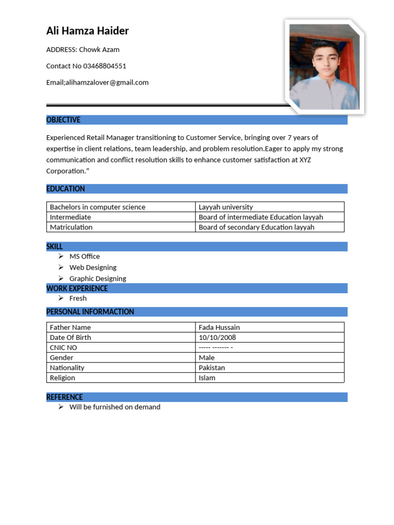 Ali Hamza Haider | PDF