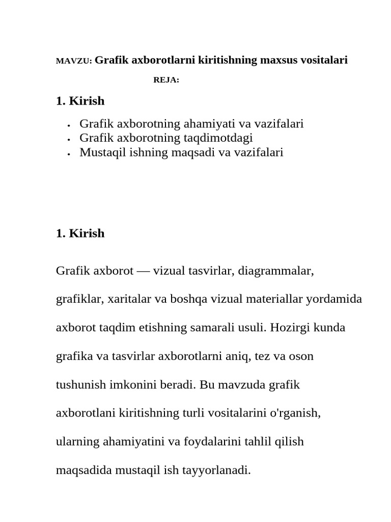 Abdurasulov M Kompyuter Grafikasi | PDF