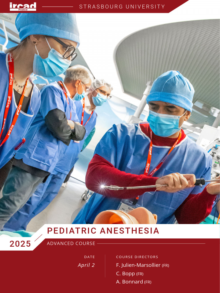 Program Anesthesia-Pediatric 2025 | PDF