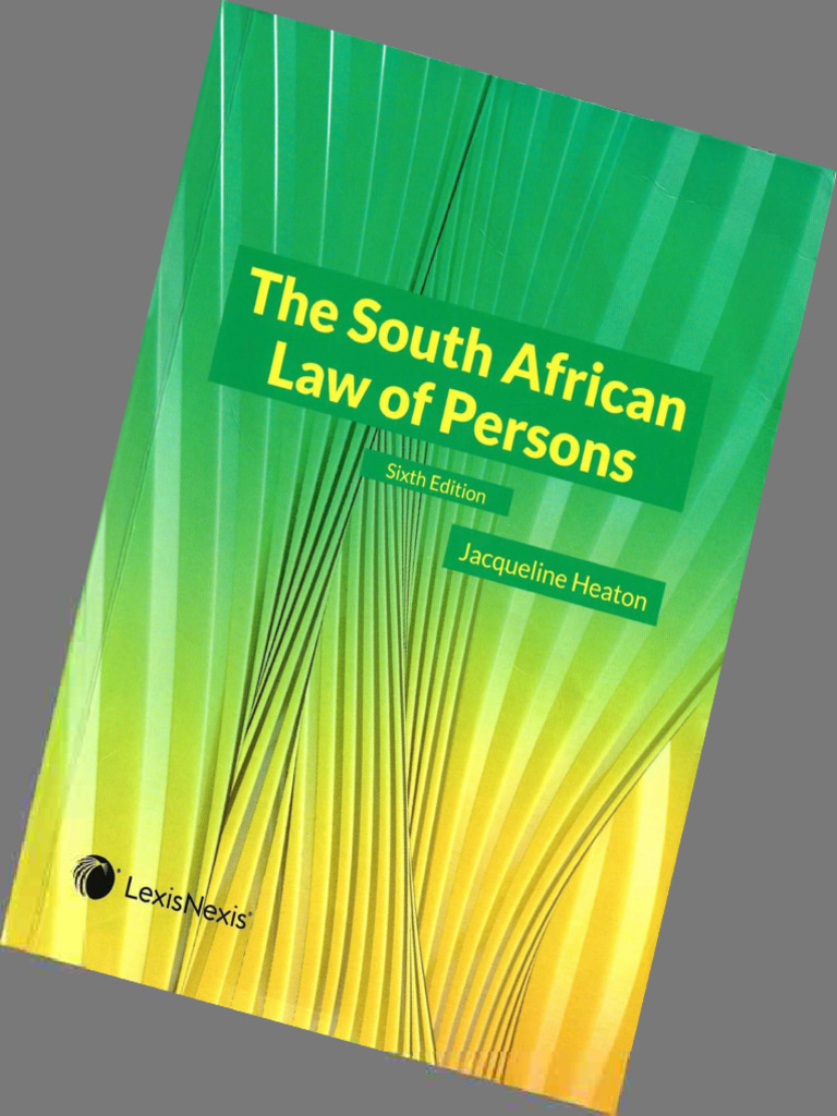 6th Edition Law of Person Original 1 Searchabl 230809 150847 | PDF ...