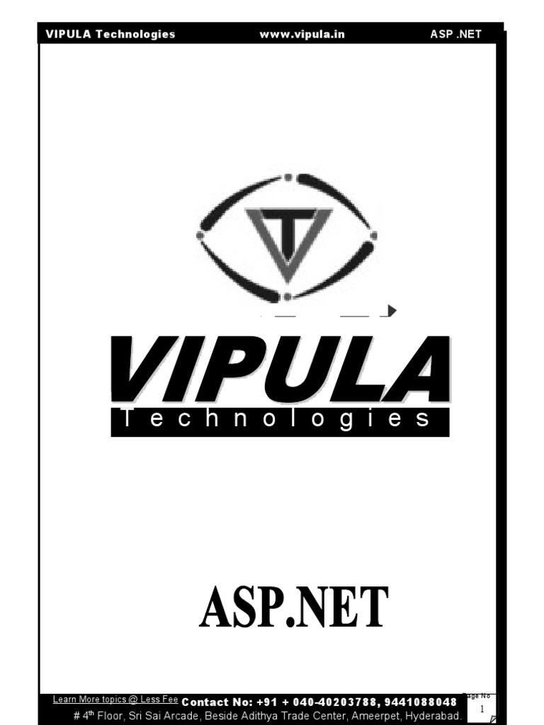 T e C H N o L o G I e S: VIPULA Technologies WWW - Vipula.in | PDF ...