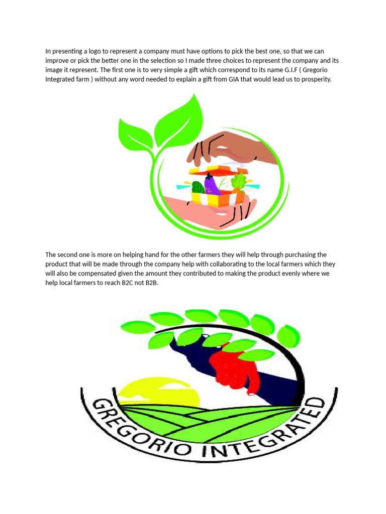 In Presenting A Logo To Represent A Company Must Have Options To Pick ...