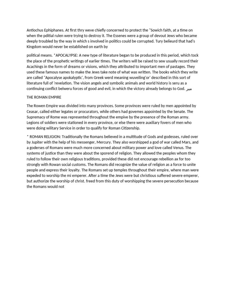 Antiochus Ephiphanes | PDF