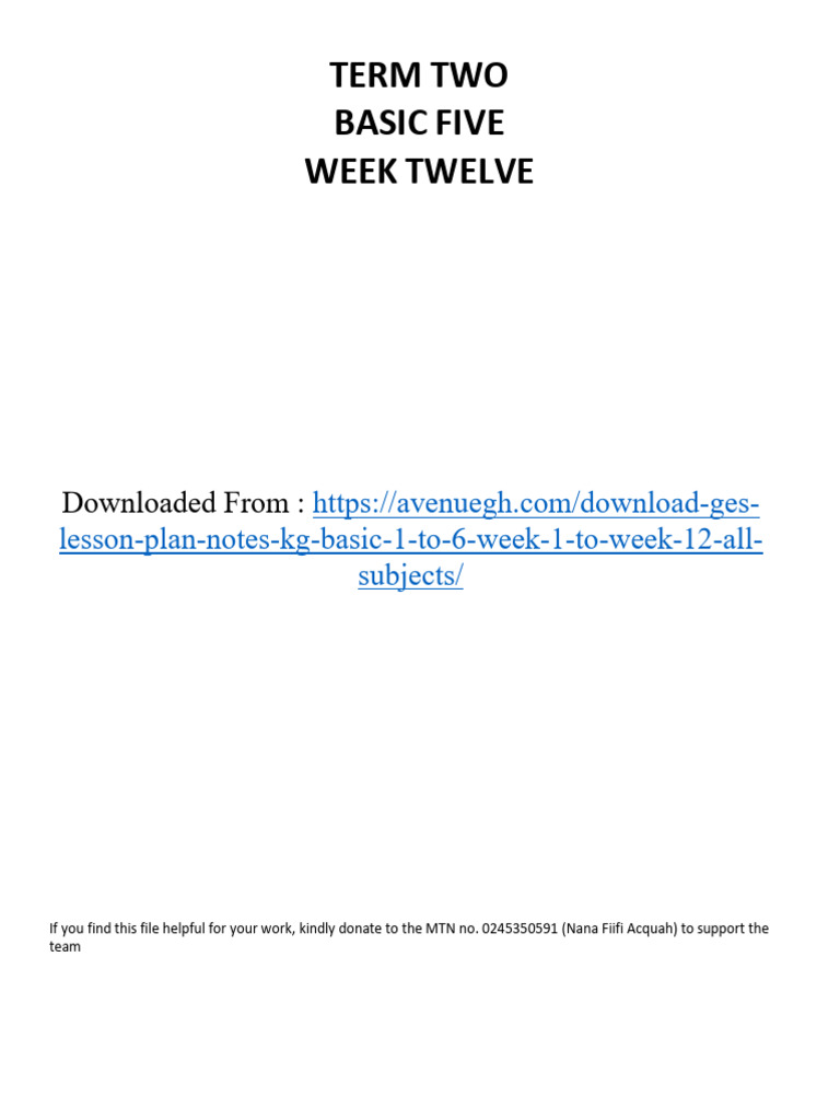 Term-2-Basic-5-Week-12 | PDF | Learning | Critical Thinking