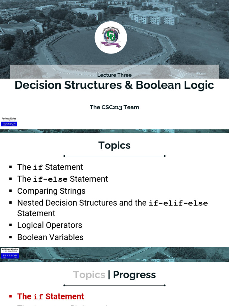 Week 3 Lecture 3 Decision Logic Pdf Boolean Data Type Weight 6048