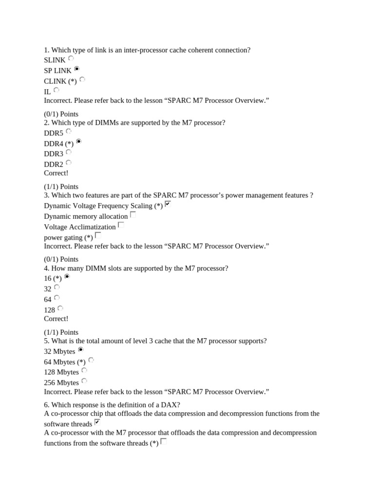 SPARC T7 Servers Installation and Maintenance Assessment | PDF | Central Processing Unit | Cpu Cache