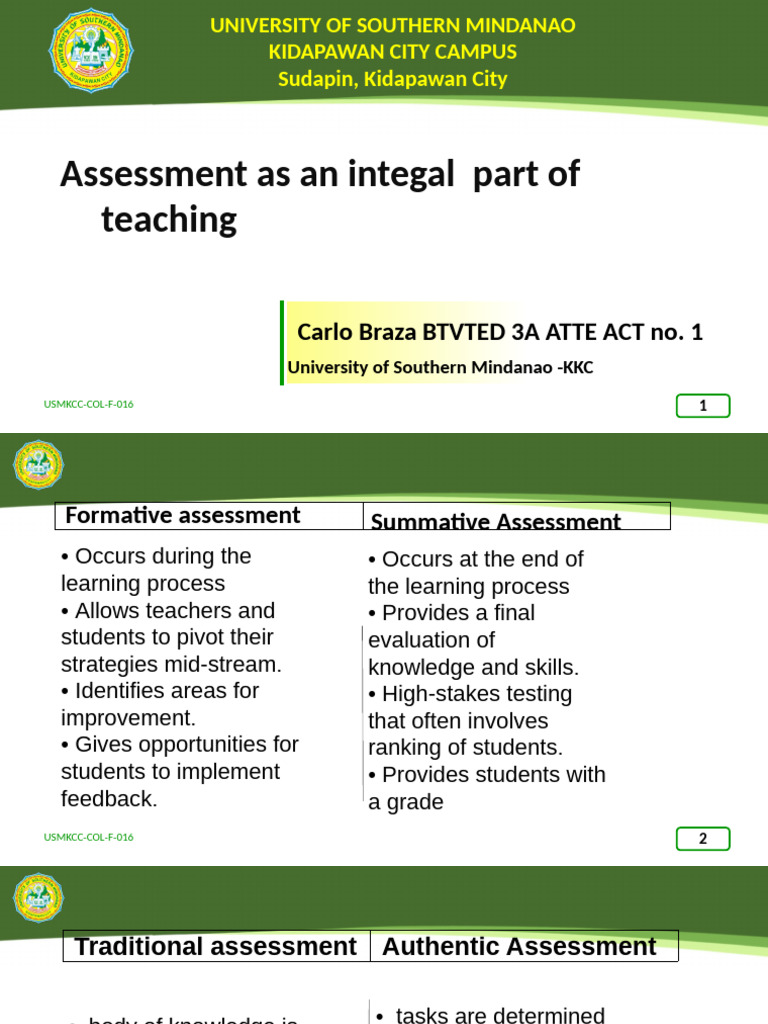 Ma'Am Vanessa Act No. 1 | PDF | Educational Assessment | Intelligence