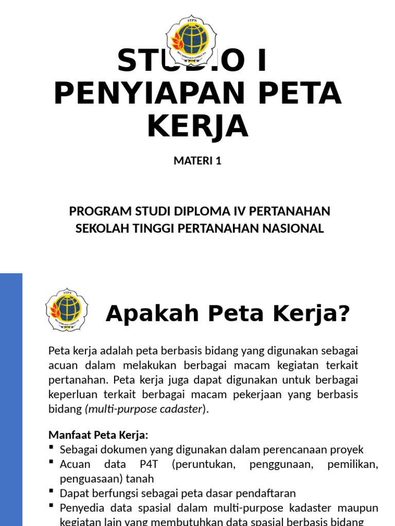 Materi Studio1 Pertemuan 1 (Pengenalan Peta) | PDF
