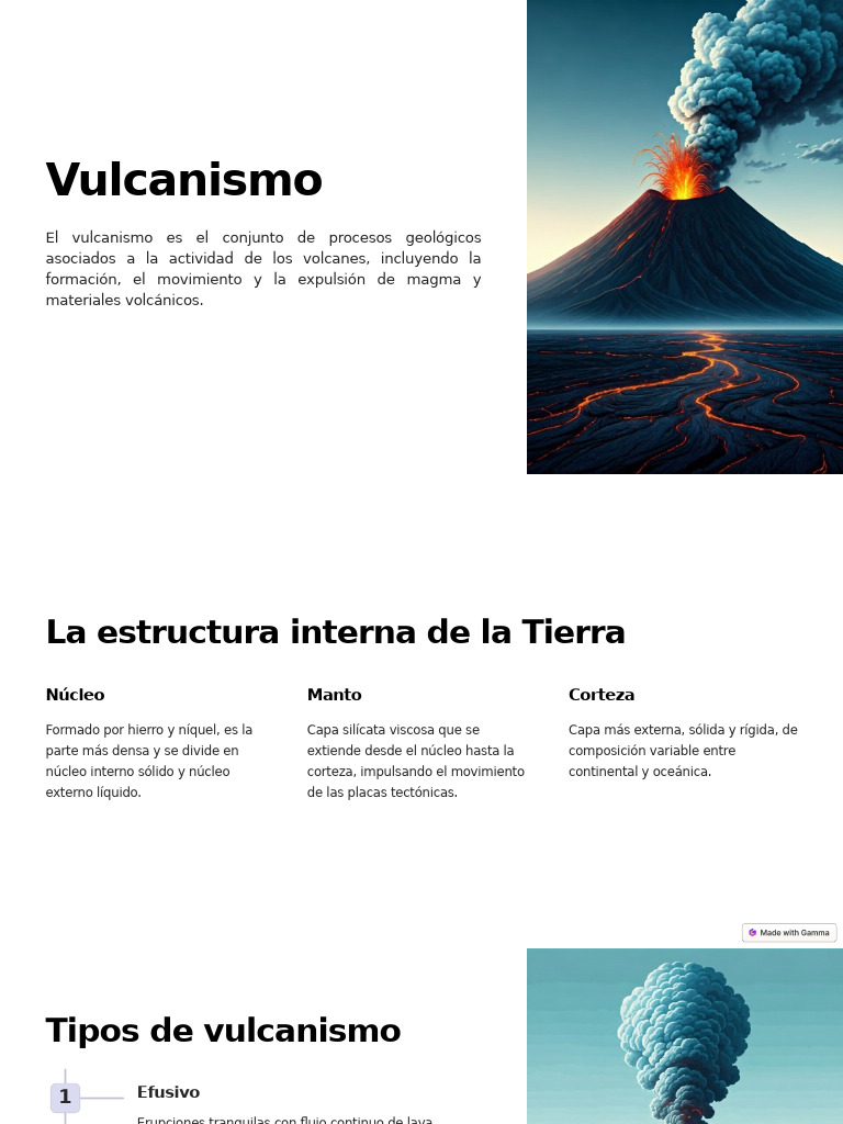 Tipos y riesgos del vulcanismo | PDF | Volcán | Tipos de erupciones ...