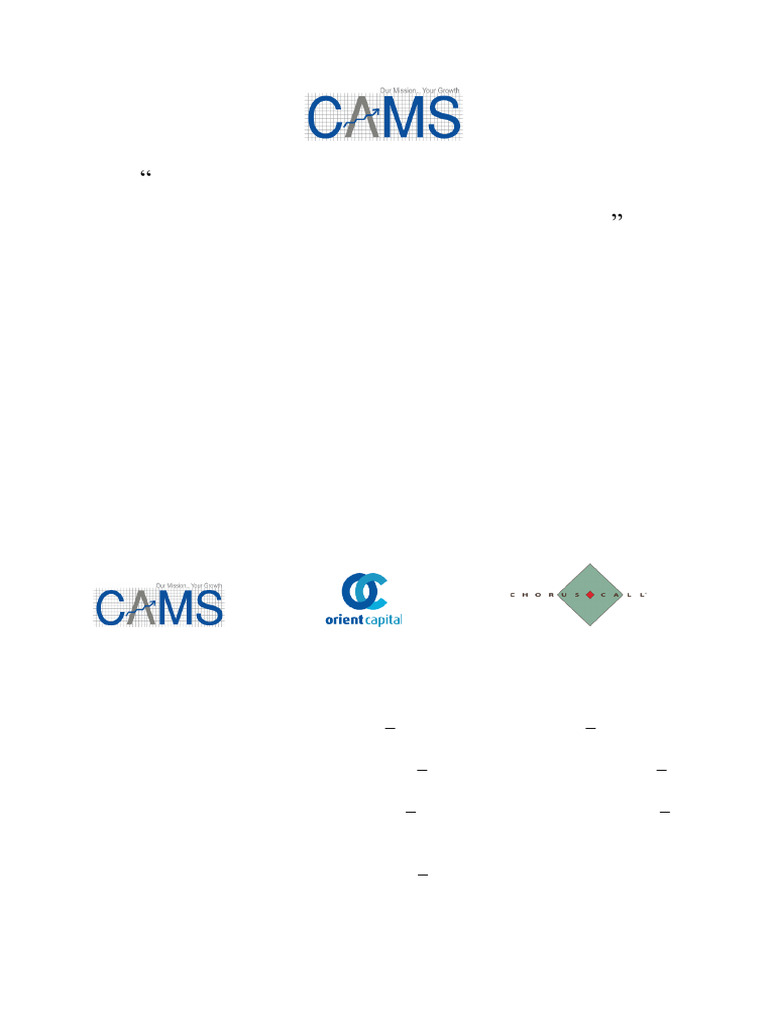 "Computer Age Management Services Limited Q3 and 9M FY '25 Earnings ...