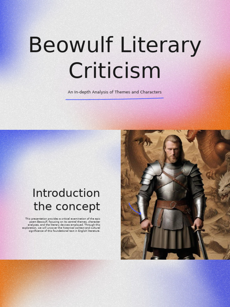 Beowulf Literary Criticism: An In-Depth Analysis of Themes and ...