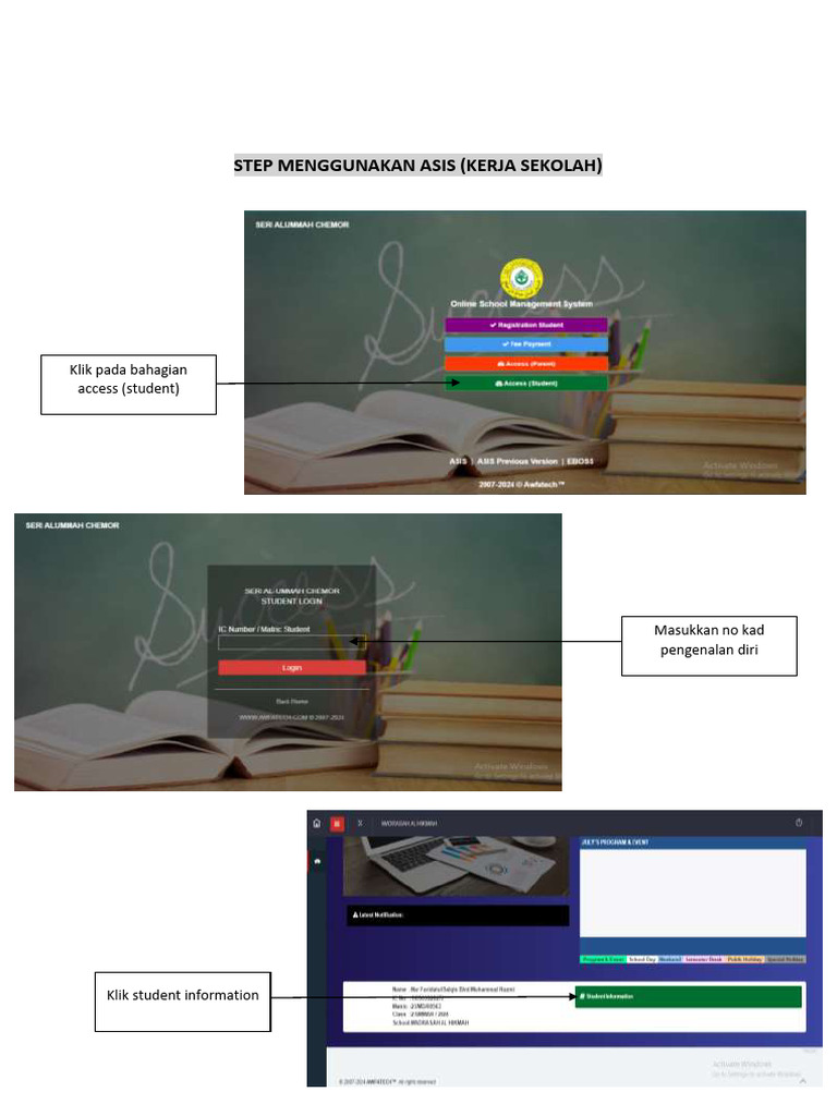 Step Menggunakan Asis | PDF