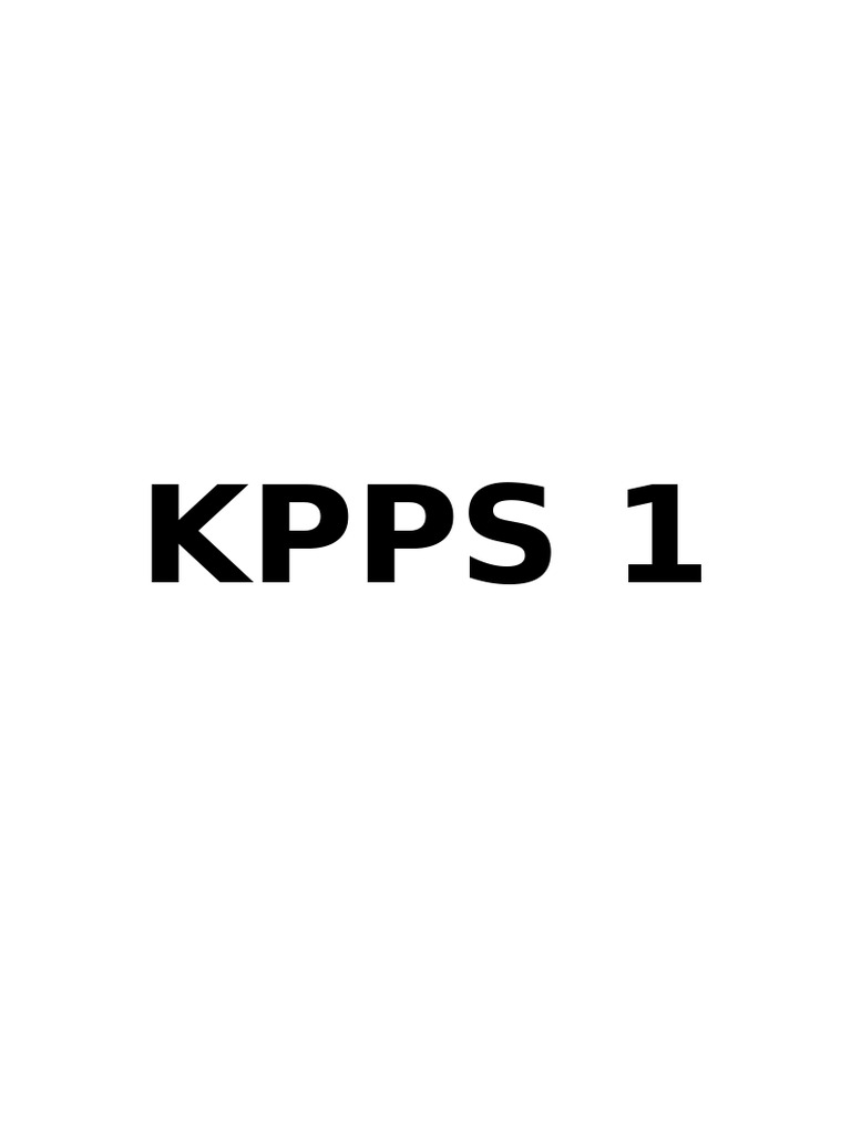 1a Nama Kpps | PDF