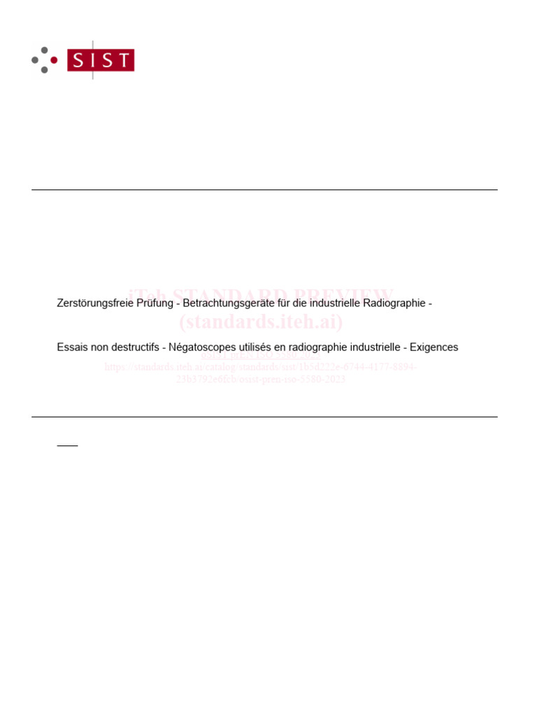 oSIST prEN ISO 5580 2023 | PDF | International Organization For Standardization