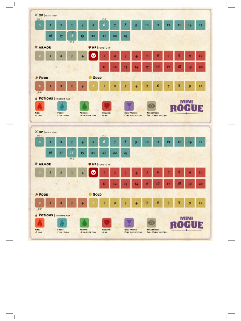 Mini Rogue - Mats v3.2.0 - PNP - en | PDF
