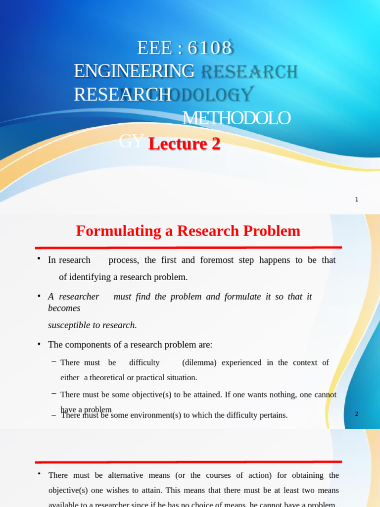 Lecture 2 - Proplem Formulation | PDF | Goal | Experience